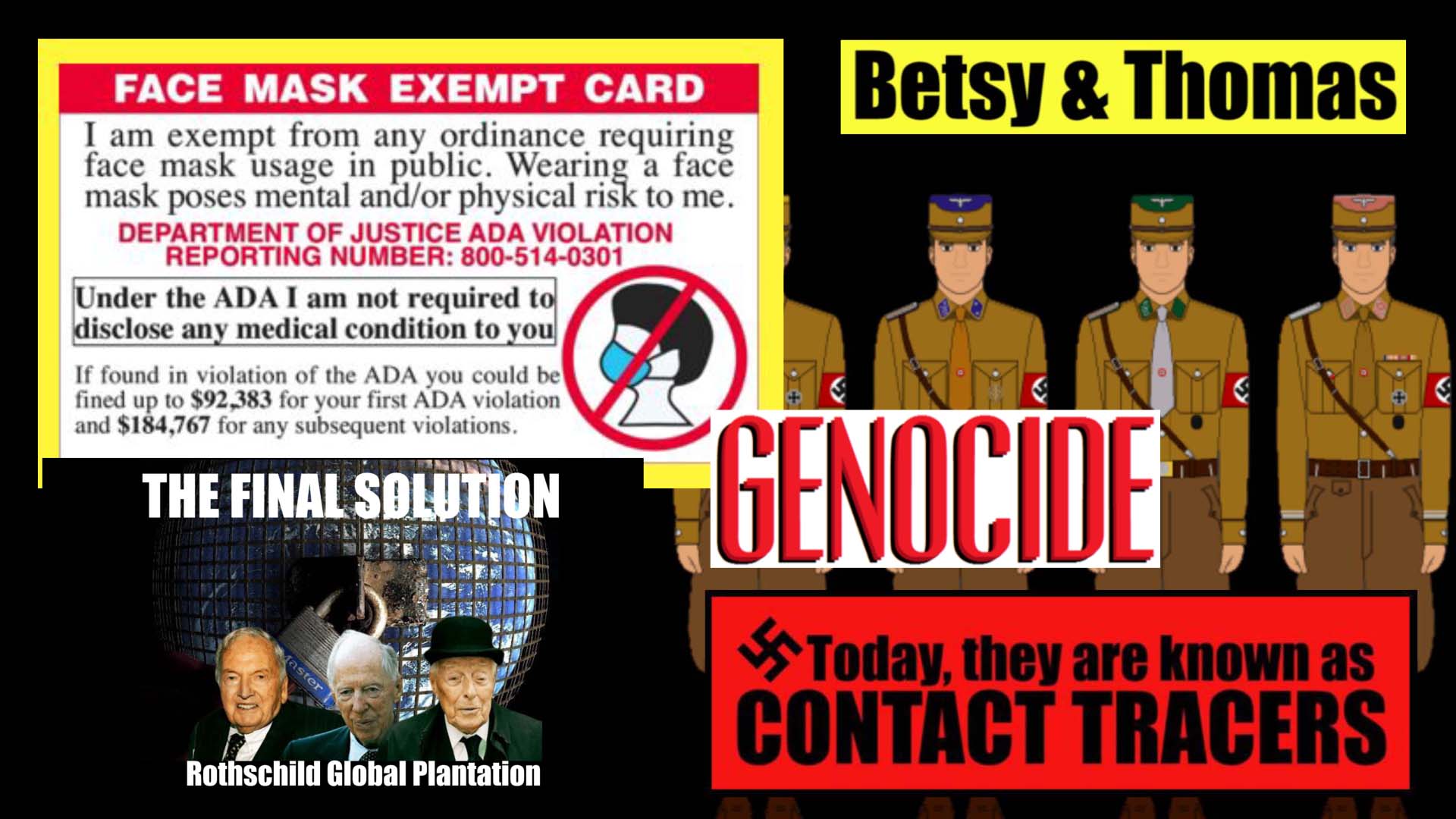 face mask genocide – AIM Truth Bits